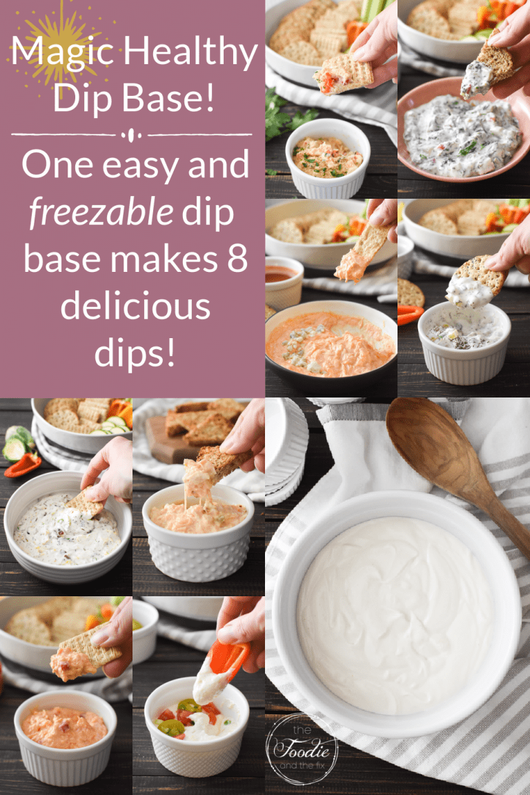 Healthy Classic Cold Spinach Dip - The Foodie and The Fix