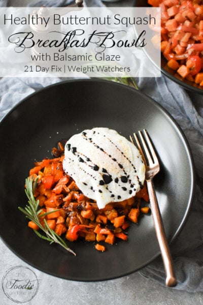 Roasted Butternut Squash Breakfast Bowls - The Foodie and The Fix